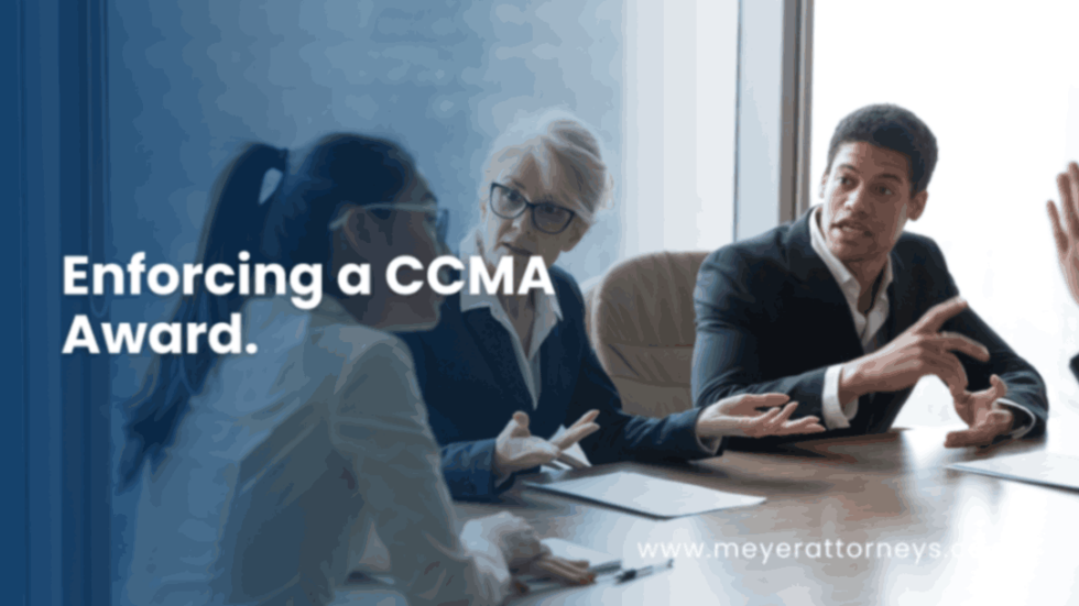 Enforcing a CCMA Award - MPA - Centurion, Pretoria, Johannesburg