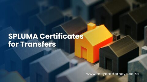 SPLUMA Certificates for Transfers - MPA - Centurion, PTA JHB